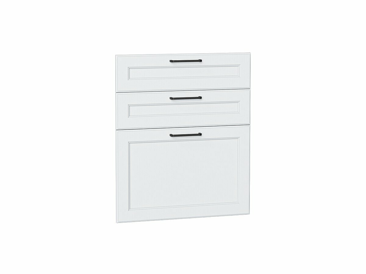 Комплект фасадов Барселона для каркаса Ф-43 Н603, цвет фасада Белый, 702*596*22 мм