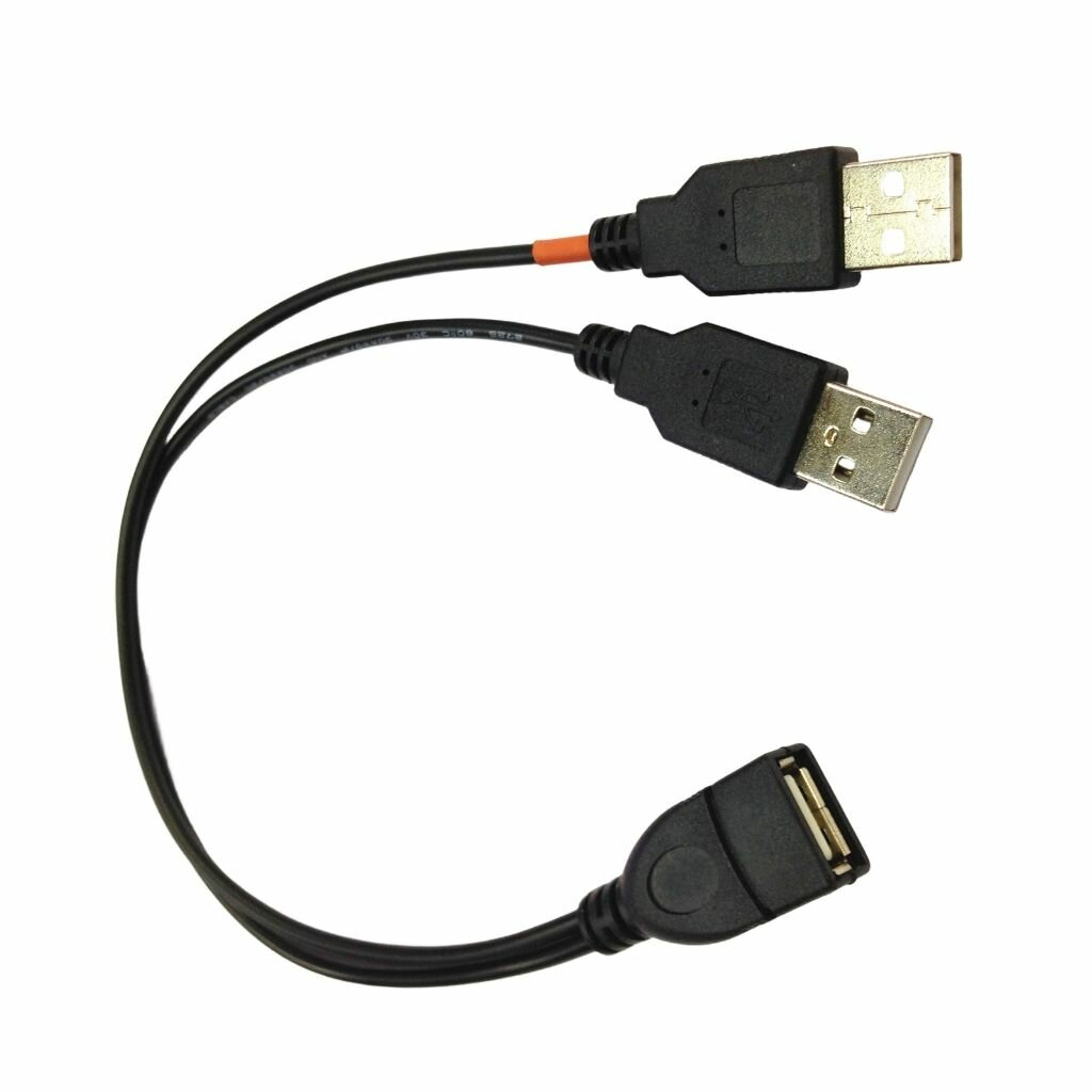 USB-концентратор, USB20 один женский на два мужских Y-образный кабель для передачи данных и зарядки удлинительный кабель