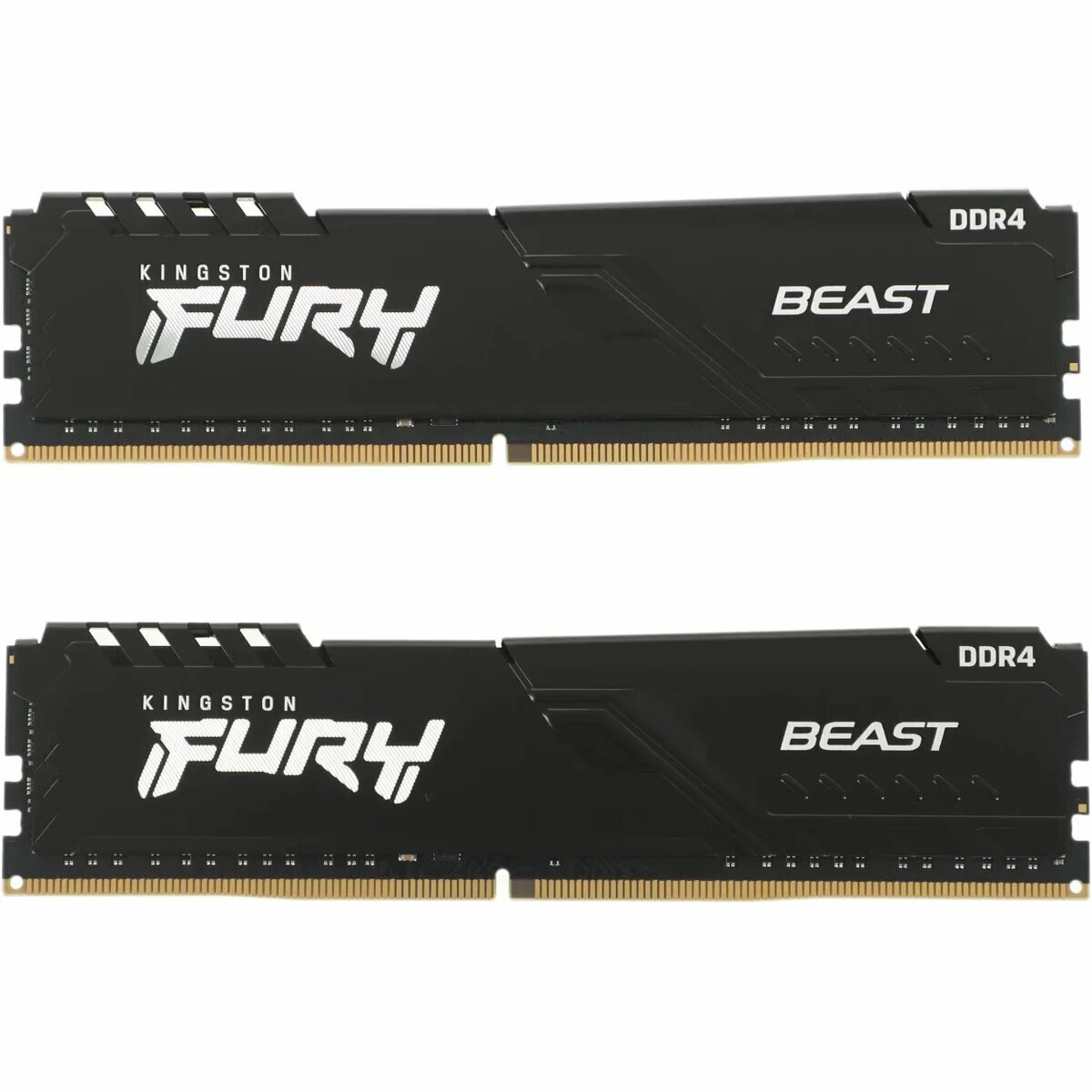 Оперативная память Kingston Fury Beast KF436C17BBK2/16 2x8 Гб, 16 Гб, DDR4, DIMM, 3600 МГц