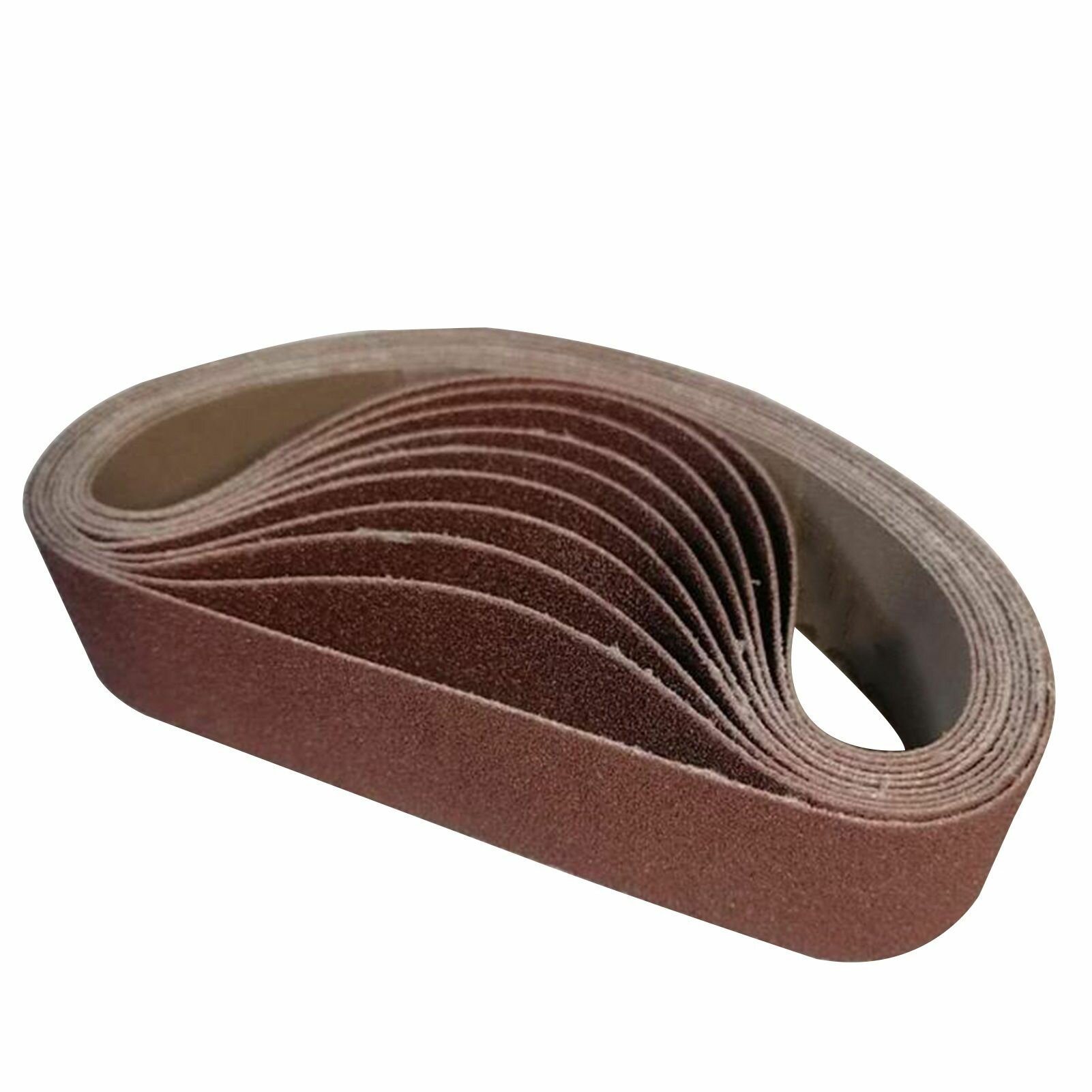 10 шлифлент 80 grit 330x30 мм из оксида алюминия для шлифовки