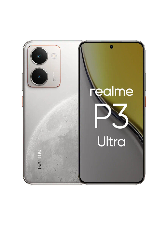 Смартфон realme P3 Ultra 12/512 ГБ RU, Dual nano SIM, Glowing Lunar White