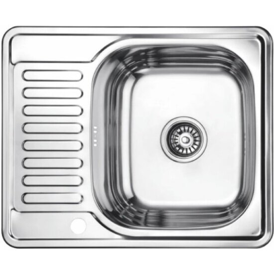 Мойка для кухни Ledeme Глянцевая 580х480 лев в/к сиф L95848-L