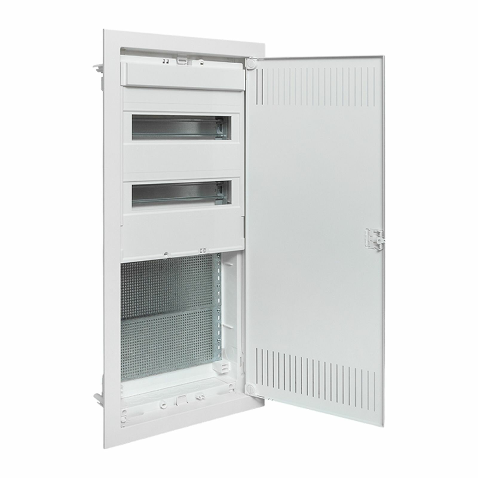 Встраиваемый комбинир. щит Nova (2 DIN - 2 МП) 4 габарит с металлической перфорированной дверью IP41 EKF - (1 шт)