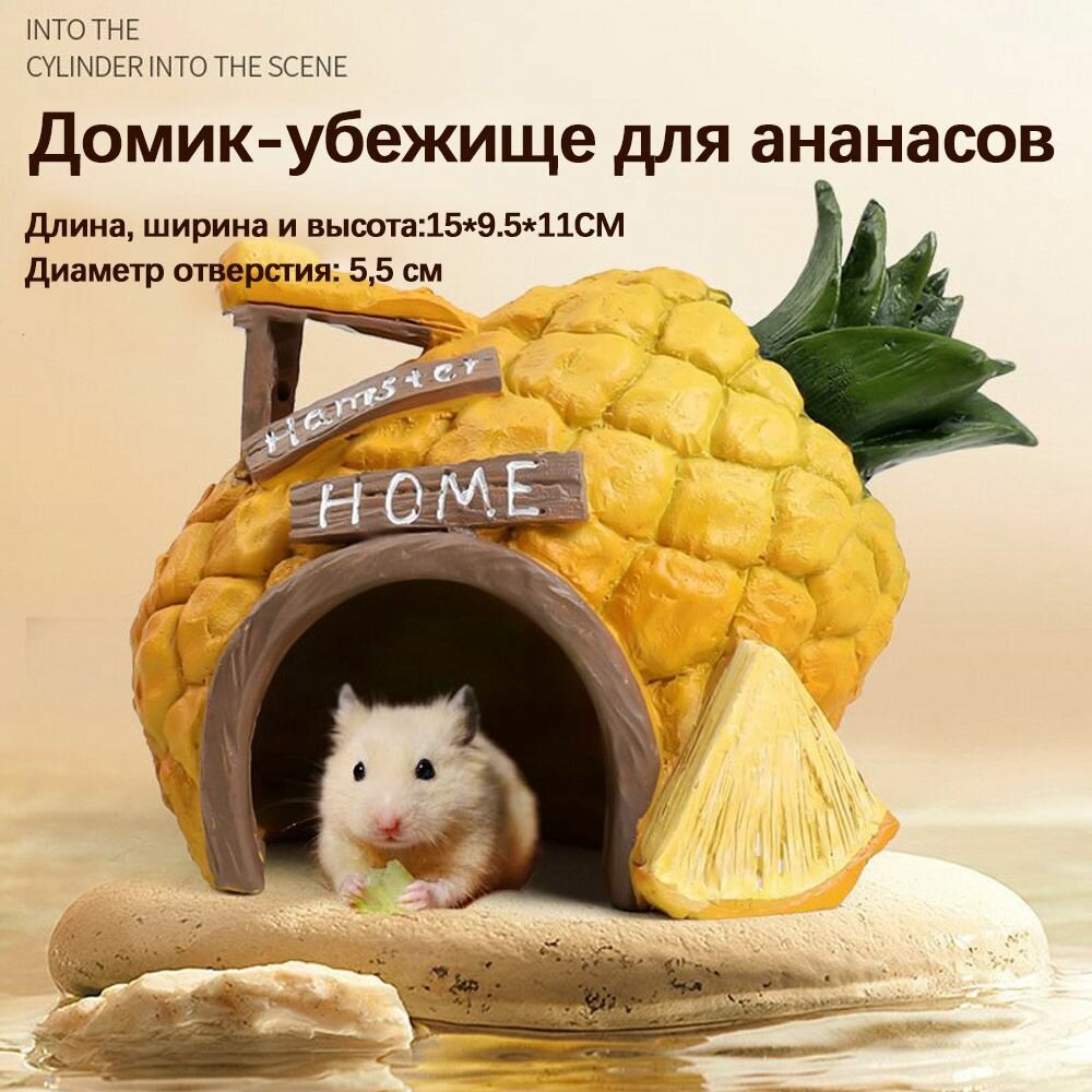 Укрытие для рептилий. Подходит для мелких рептилий, таких как геккон и змея