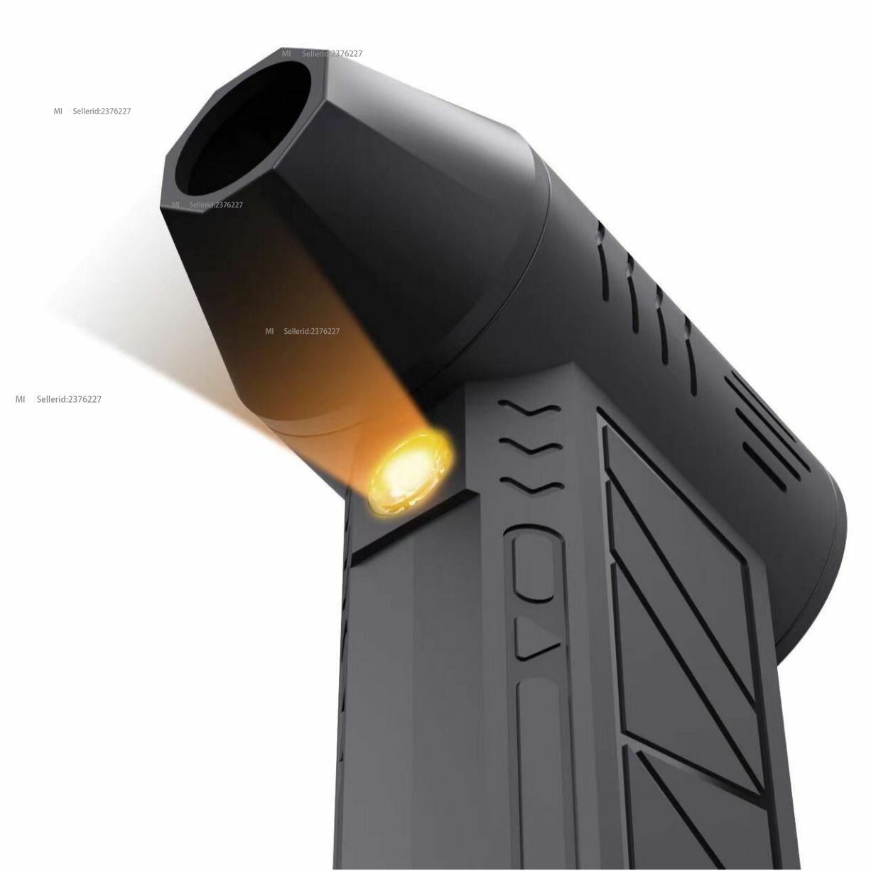 Фен для розжига углей с аккумулятором / воздуходувка для костра с встроенным фонариком / вентилятор для гриля и барбекю