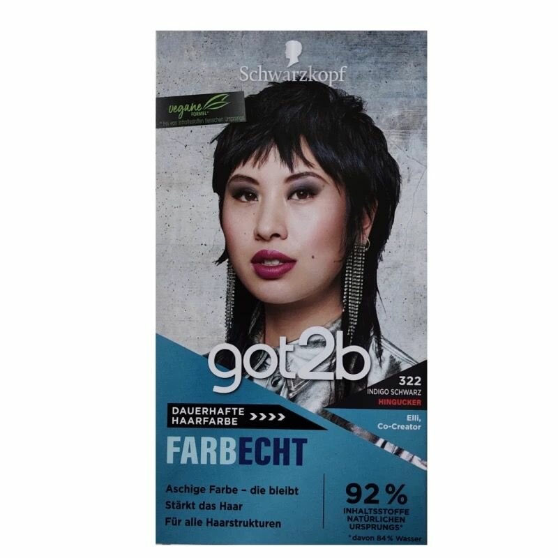 Краска для волос got2b Metallics , 322 Синий и черный 60 мл