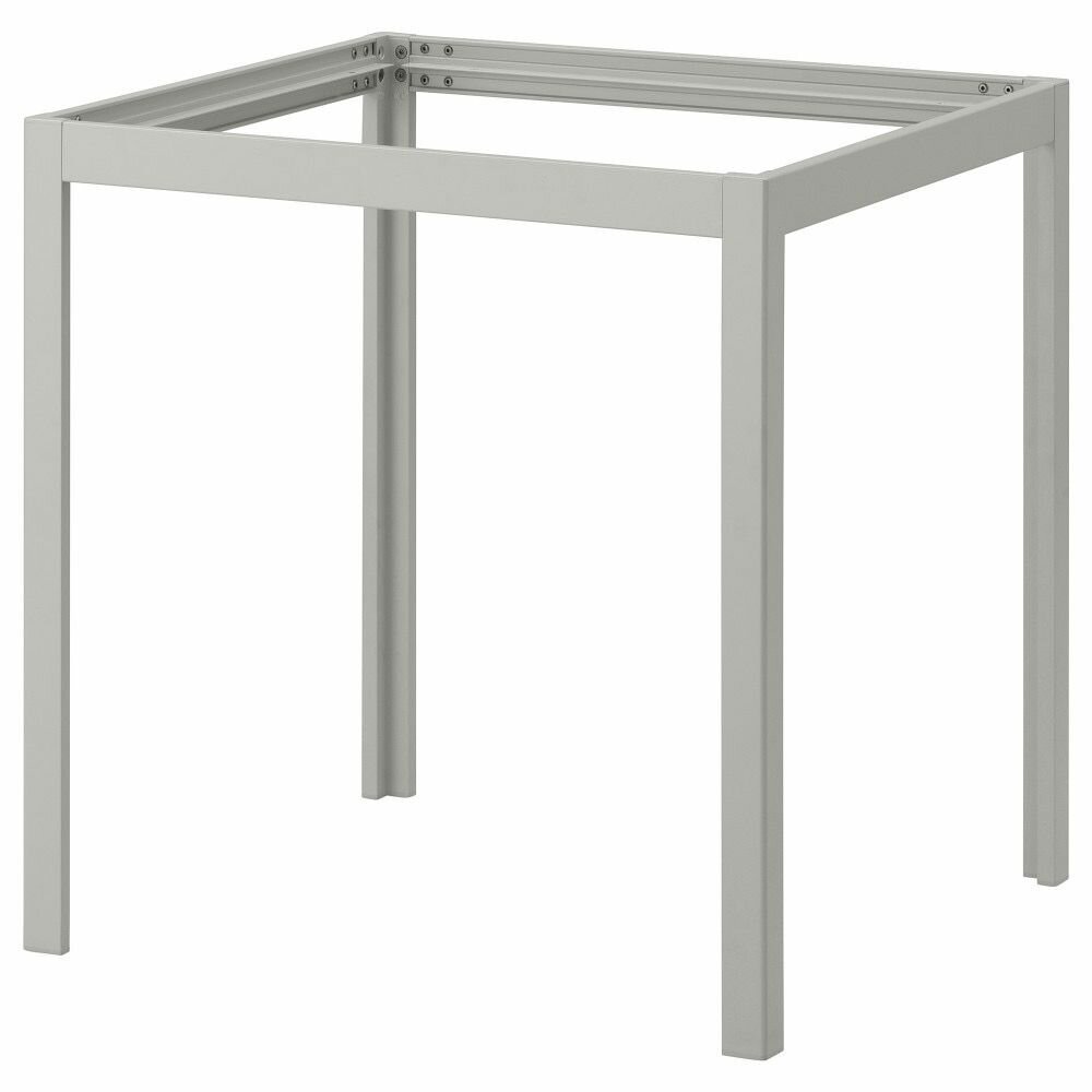 Подстолье икеа шэлланд (IKEA SJALLAND) 71x71x73 см светло-серый