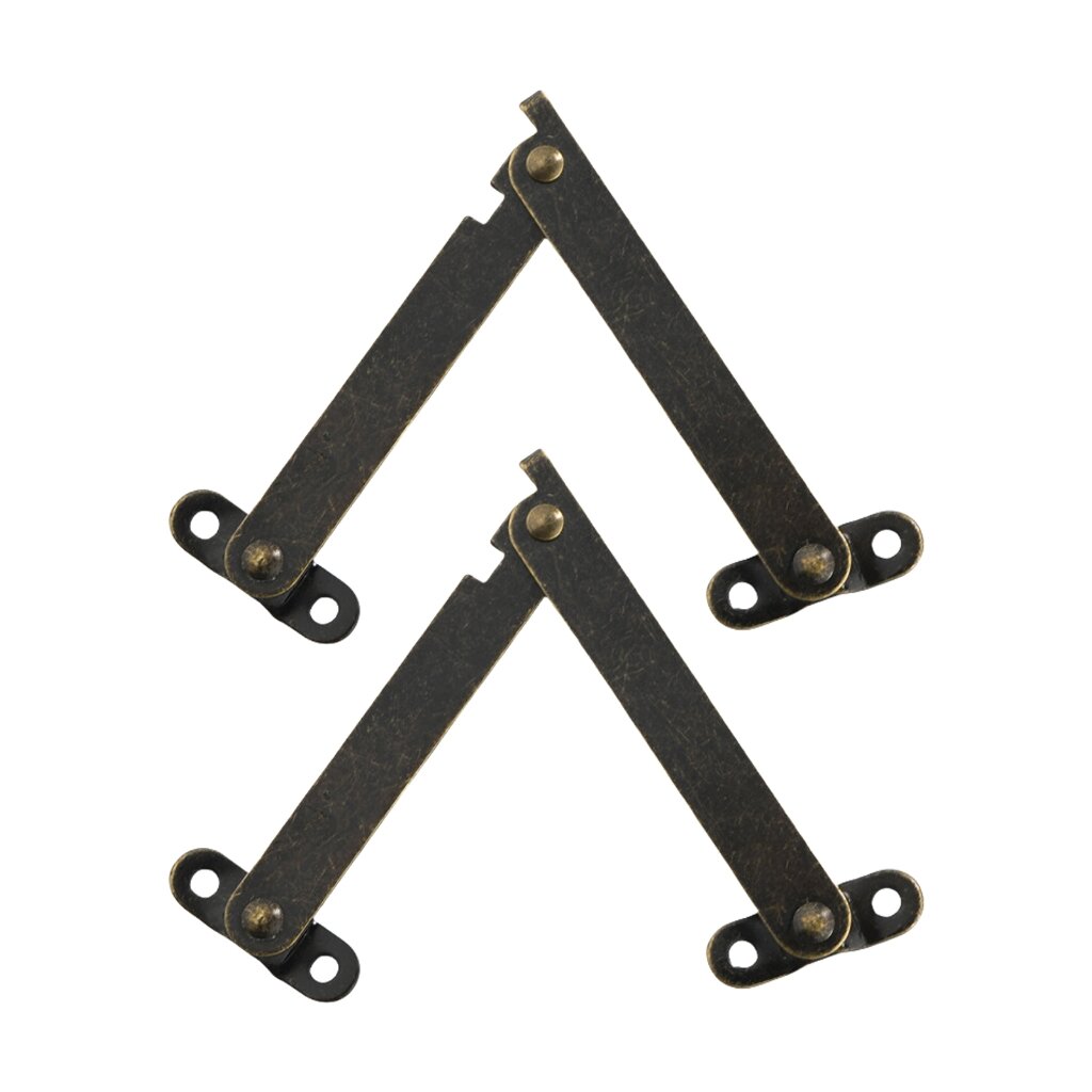 2шт Металлические Опорные Петли Для Крышки Поднимают Удерживающую Петлю, Складывают Опорные Петли, Просты В Использовании