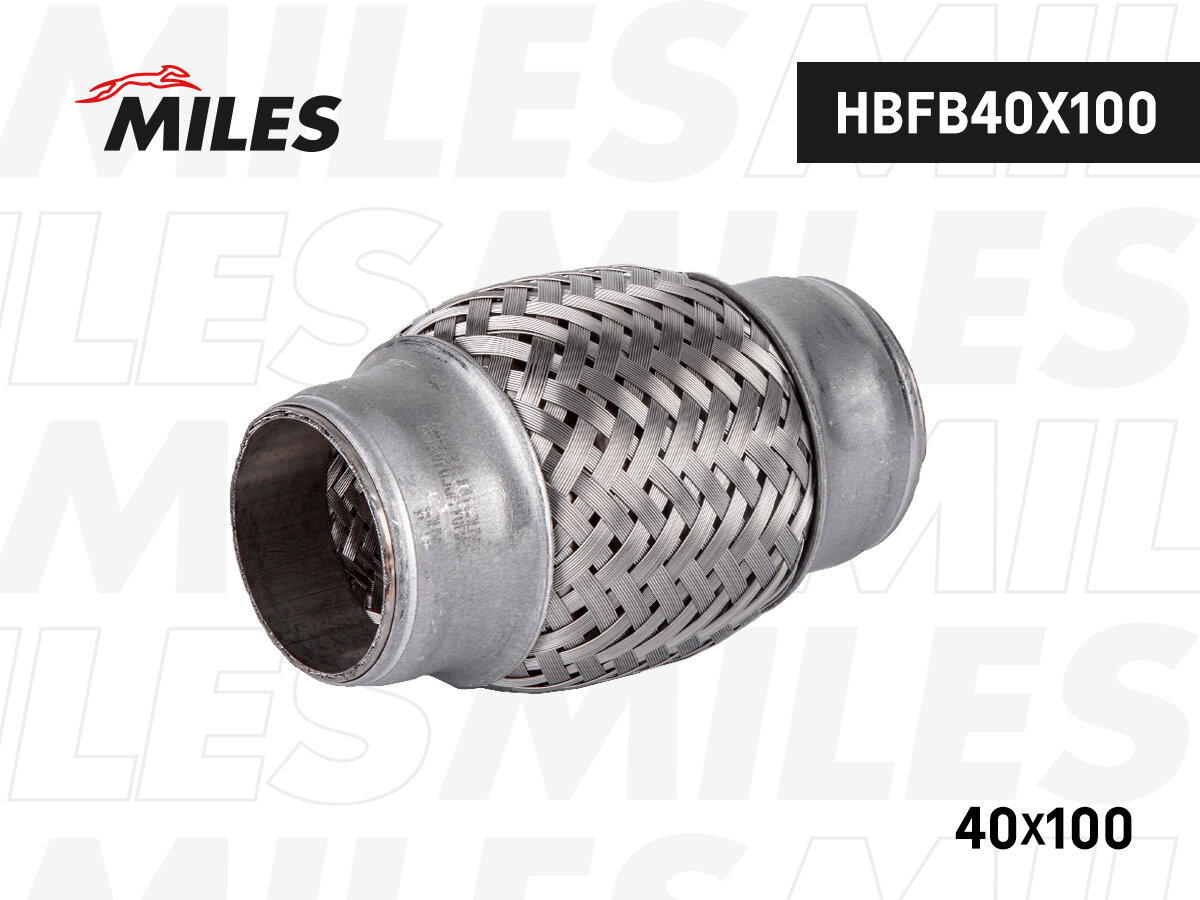 Труба гофрированная 40X100, арт HBFB40X100