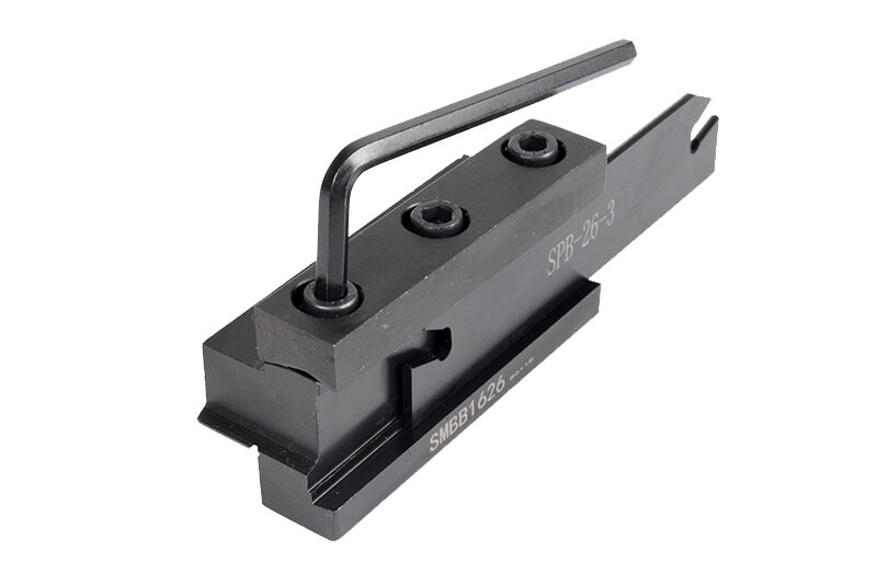 Блок отрезной для токарного станка SMBB1626 с лезвием SPB26-3 в комплекте ANROKEY