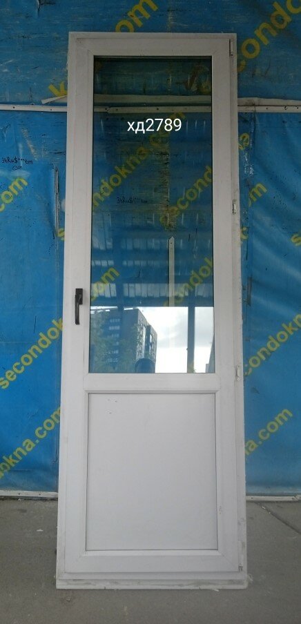 Дверь пластиковая Б/У 2270(в)х740(ш)