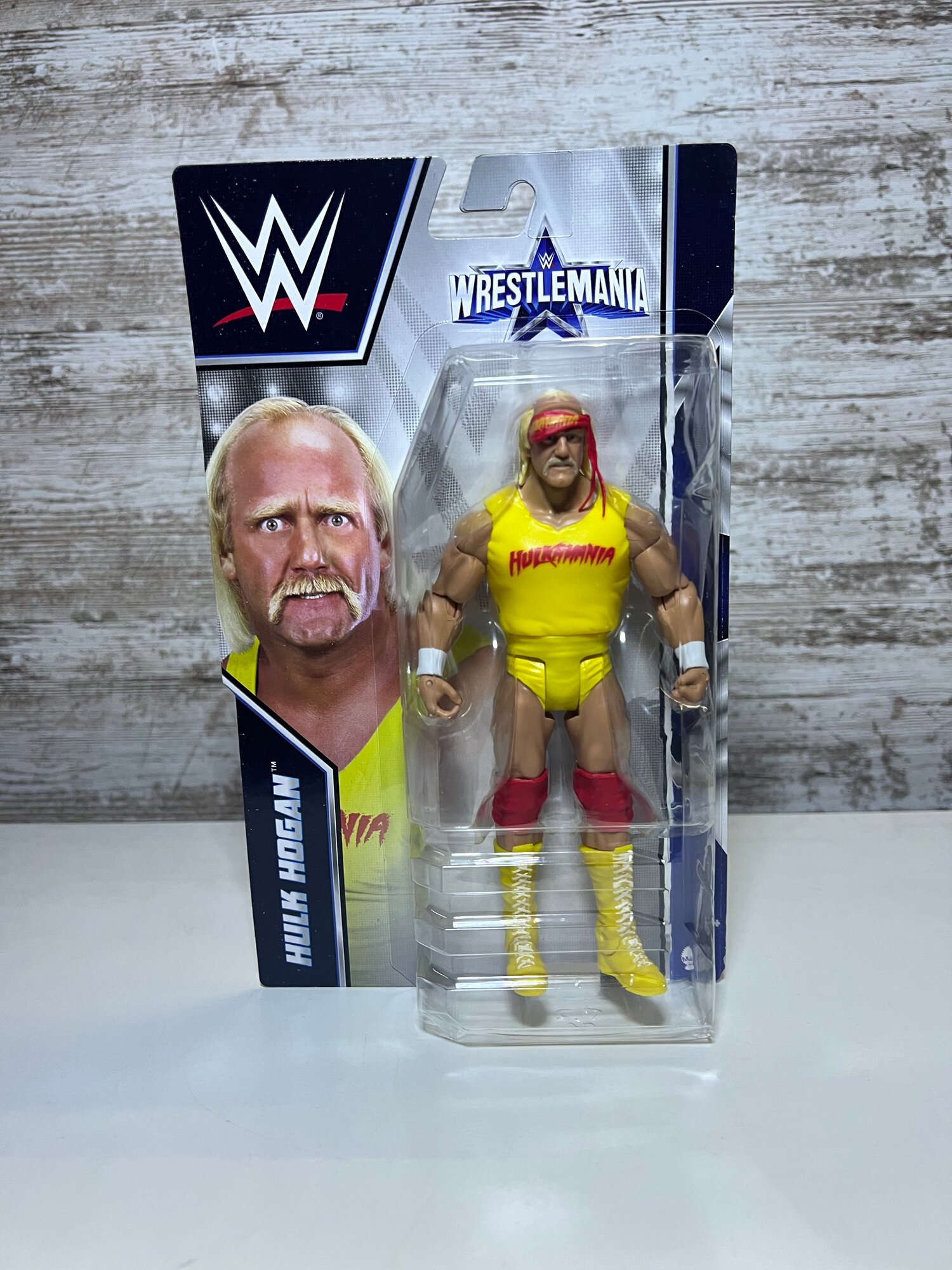 Фигурка Рестлера, Халк Хоган, Wrestlemania, Hulk Hogan, 18 см от Mattel