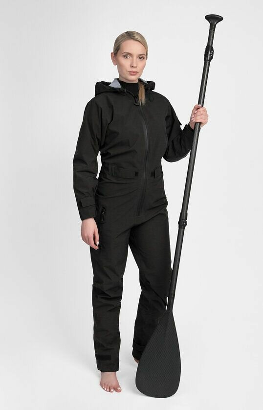 Сухой гидрокостюм для SUP ABRANTA Comfort Plus Black Женский р-р 50 рост 167-172, одежда для сап-сёрфинга, сап борд