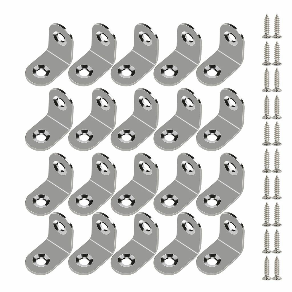 Г-образные опоры из стали Служат для усиления мебели