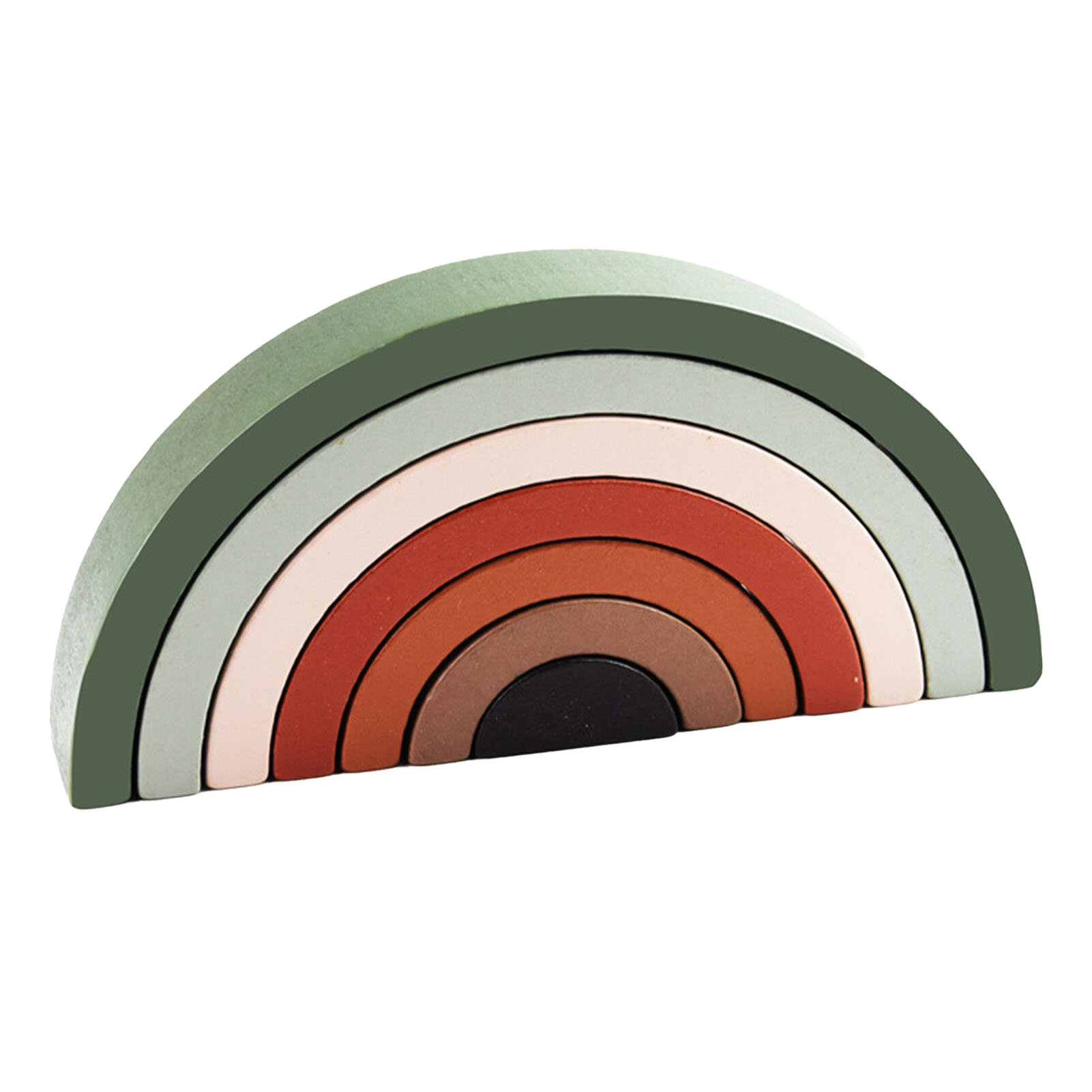 Деревянные кубики-головоломки в форме большой арки, красочные развивающие игрушки для малышей, тип 4, свободный размер