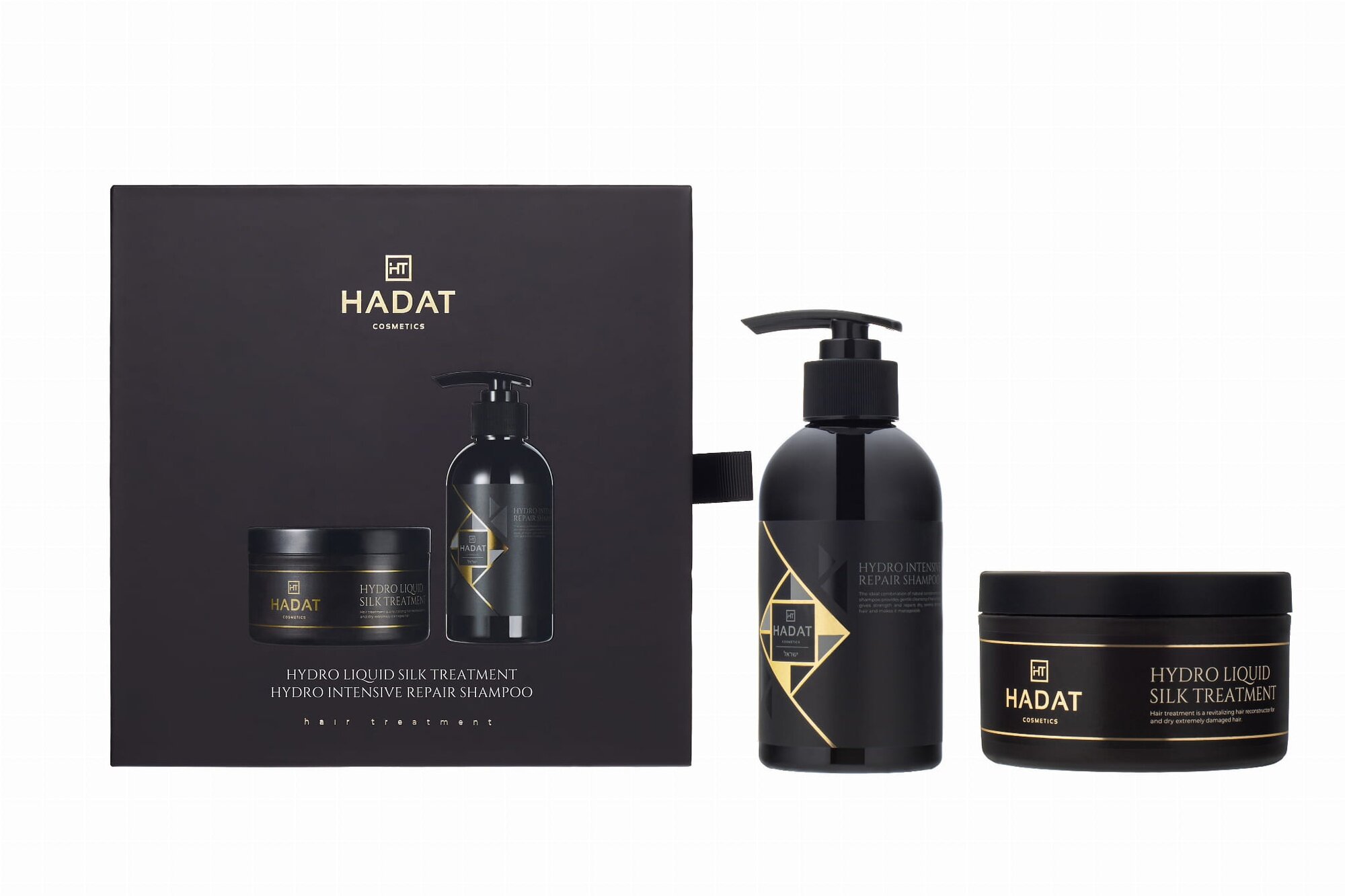 Набор HADAT Hydro Nourishing Moisture, шампунь и маска, для сухих волос, 250мл+300мл