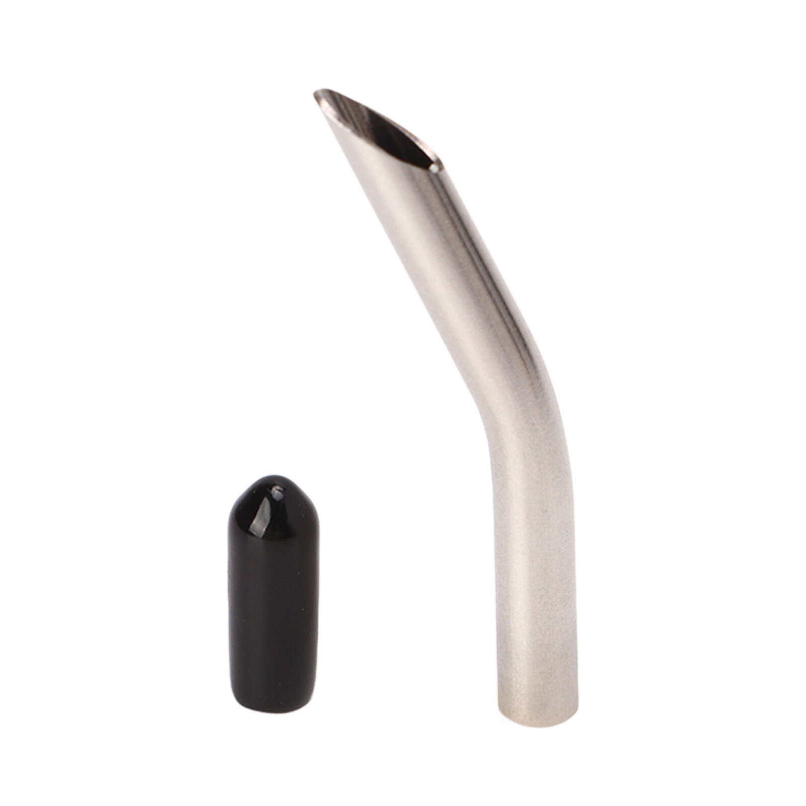 Удлинительная насадка для чайника, силиконовая насадка для чайника из нержавеющей стали, аксессуары для чайника с кистью для кемпинга, пешего туризма, рюкзака, белого цвета