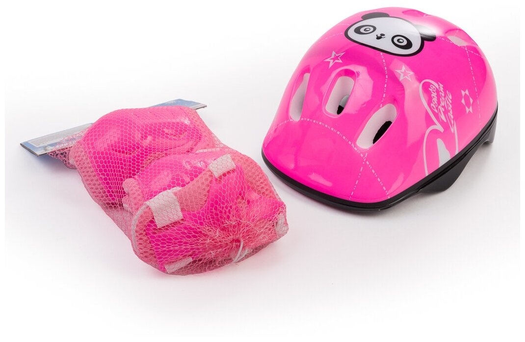 Комплект защиты SXRIDE JHT01 Panda Red, 5-15 лет
