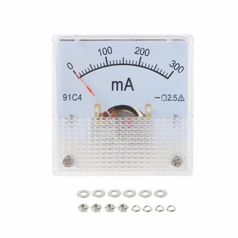 Амперметр постоянного тока 91C4-0-300мА