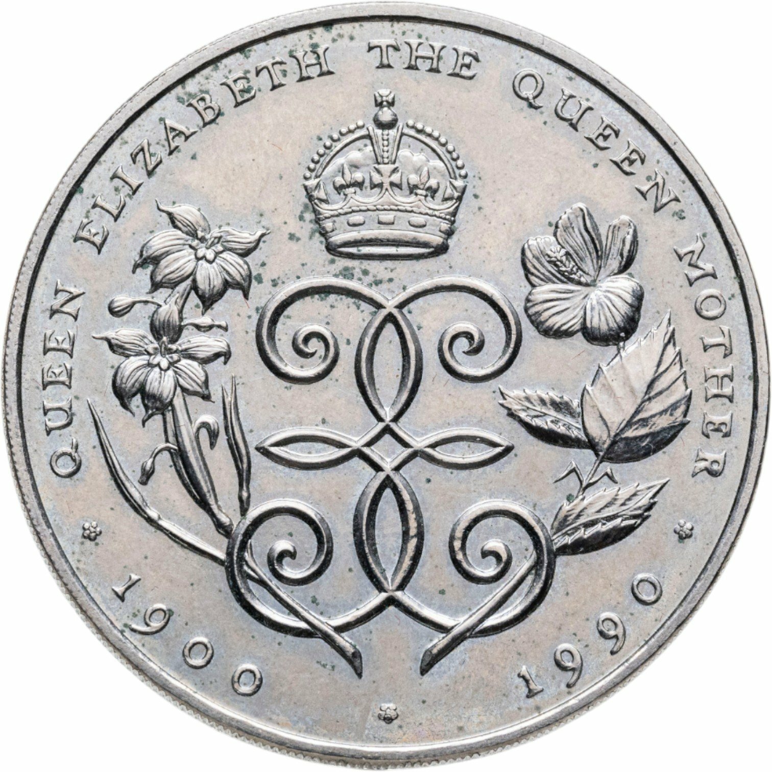 Бермуды 1 доллар 1990 90 лет со дня рождения Королевы-матери