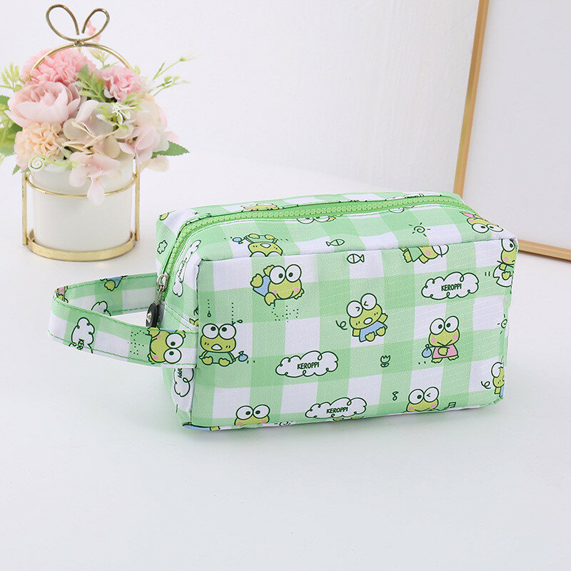 Kuromi oxford fabric toiletry bag with waterproof surface for travel school and daily use stylei