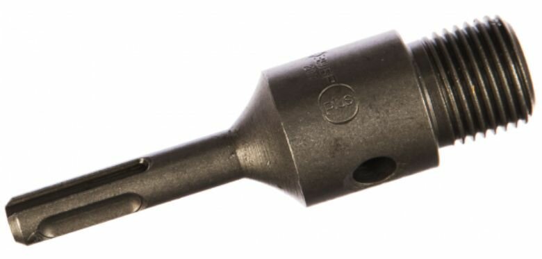 Державка ЗУБР SDS+, M22, L100мм для бур. коронок, конусное крепление центр. сверла