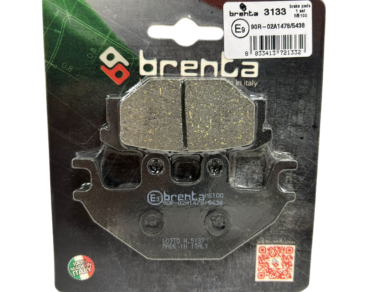 Тормозные колодки Brenta BR3133 (FT3133)