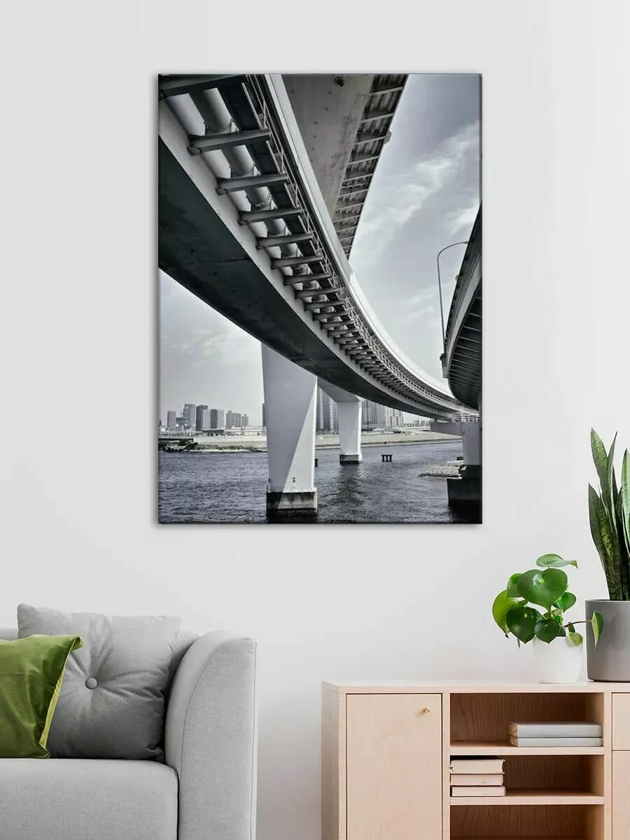 Картина на стену "Мосты", 30х40 см