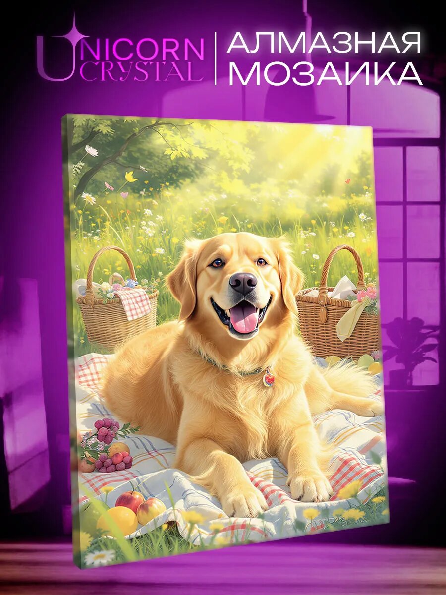 Алмазная мозаика Собака