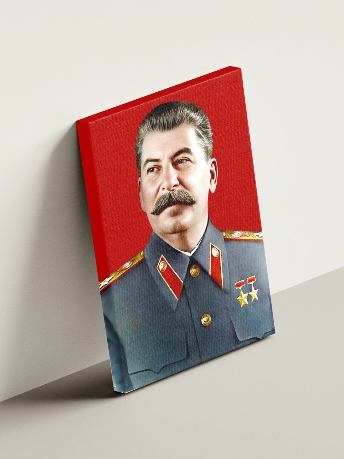 Картина интерьерная "И. В. Сталин". Картина №3, 35х55 см, на подрамнике