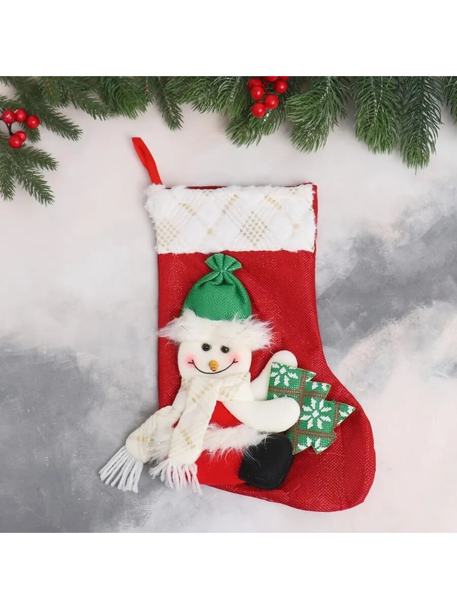 Мягкая новогодняя подвеска в стиле барокко