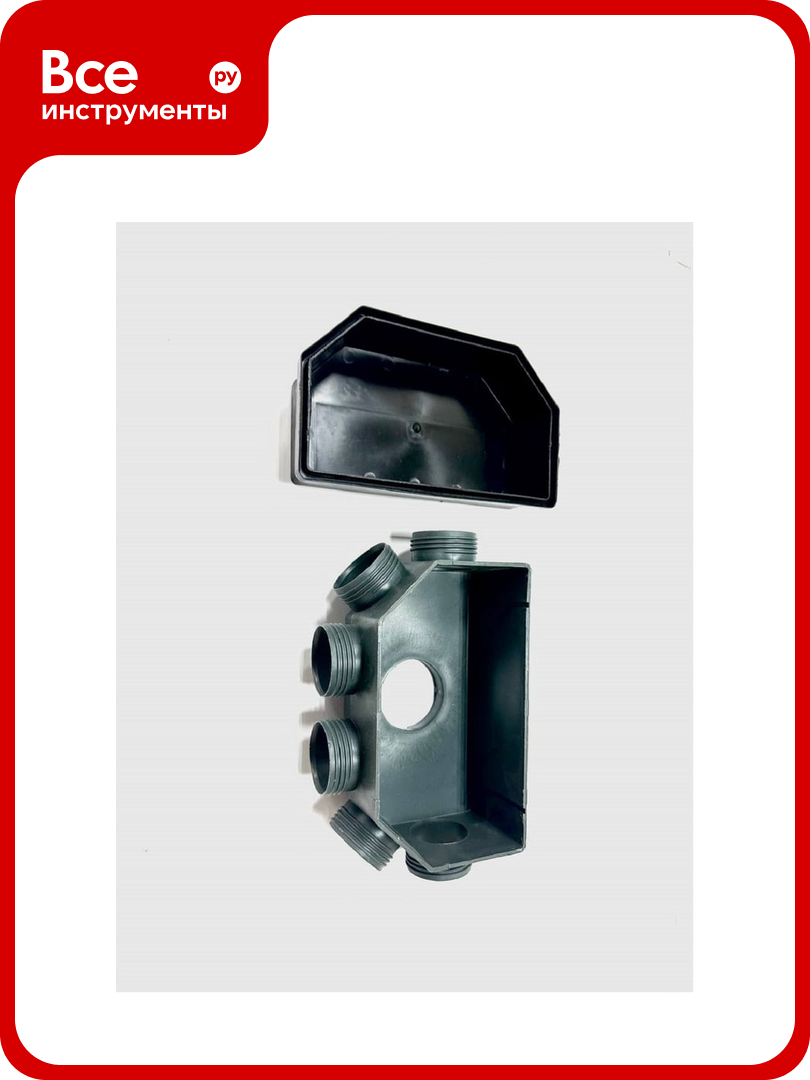 Комплект, IMPLAST, потолочных коробок IMPLAST КП-13 с фурнитурой, 1 шт КП-13_К1, установки в сплошные бетонные