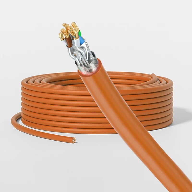 BYXGD Cat6a S/FTP сетевой кабель 26AWG Cat6a PVC, A-6, 20m