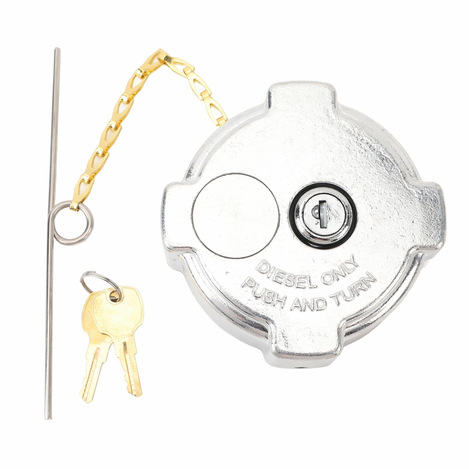 Алюминиевый замковый крышка для дизельного топлива с ключами, замена для Freightliner Cascadia, Columbia, Century, Coronado, высокая прочность