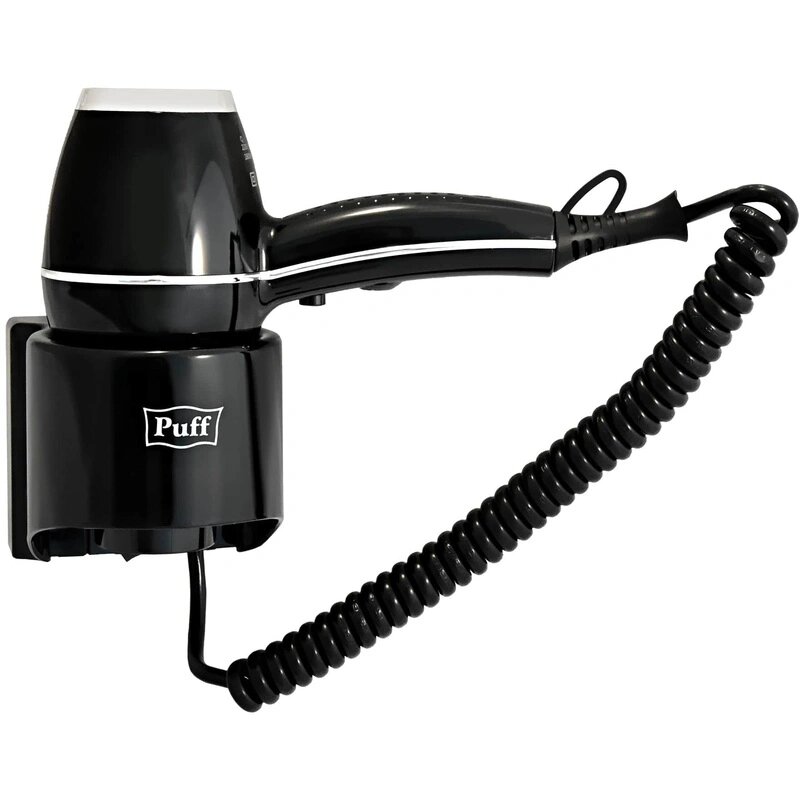 Фен Puff-1800Вl, черный, 1,8 кВт
