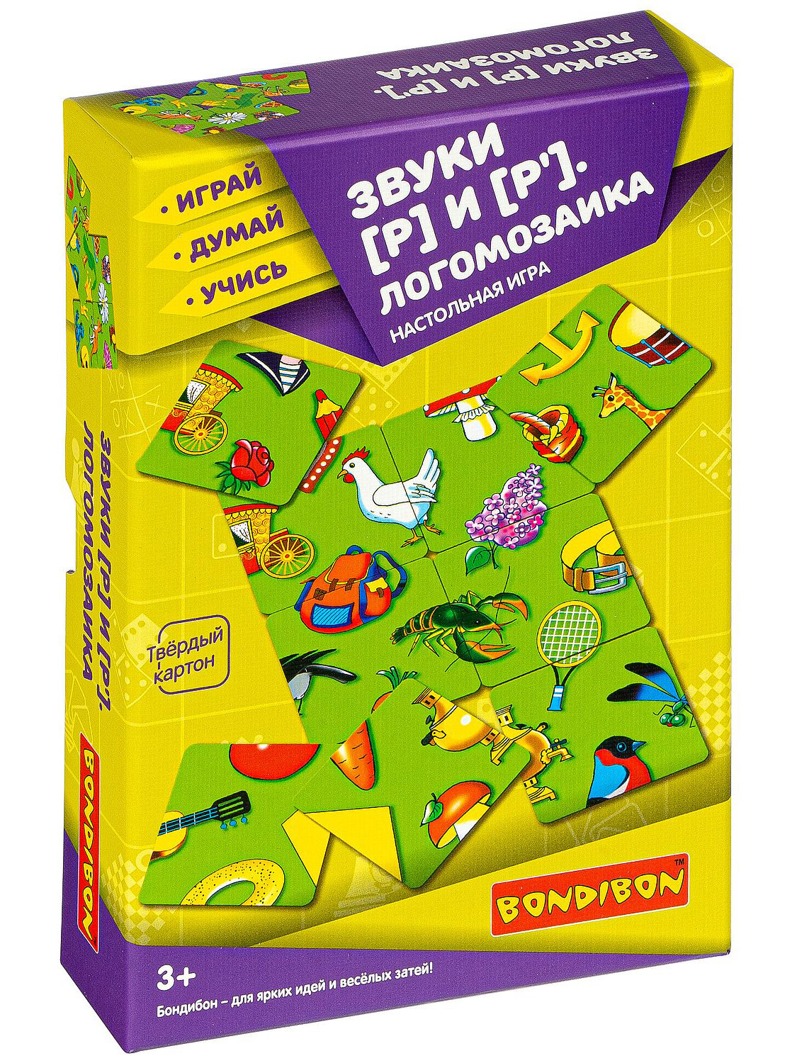 Настольная игра "логомозаика. Звуки [Р] И [Р']" Играй Думай Учись Bondibon
