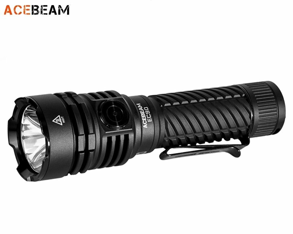 Фонарь Acebeam EC90, 21700, диод Luminus SFT-90X, 7 режимов, 573 метра, 4300 люмен (Комплект)
