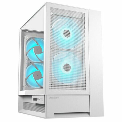 Компьютерный корпус Cougar Omny X White Midtower (Omny X White) белый - Mid Tower, Micro-ATX, Mini-ATX, Standard-ATX, USB 3.2 Gen 2 Type-C