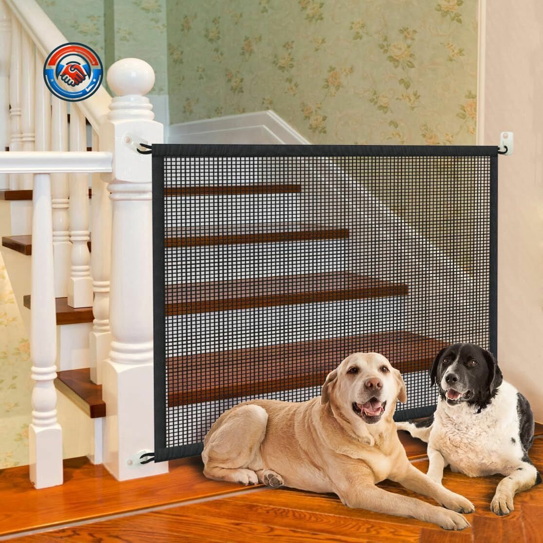 Барьер для собак, ограждение для животных, универсальная калитка в дом, вольер и защита порядка, совместим с любым интерьером, надежное ограничение доступа