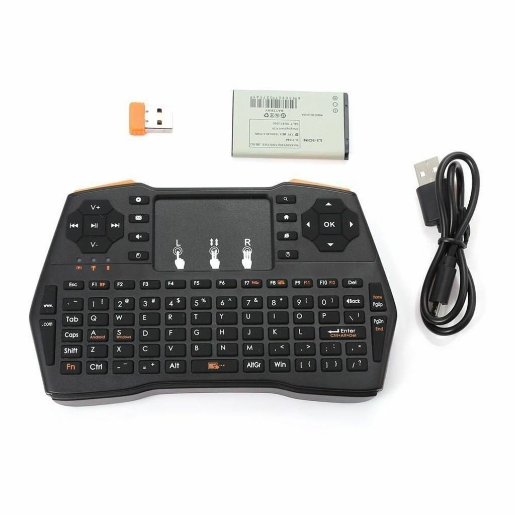 Беспроводная клавиатура с частотой 2,4 ГГц и сенсорной панелью