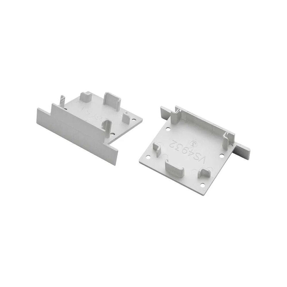 DesignLed Заглушки для профиля le.4932 (комплект, 2 шт) LE4932-ECS