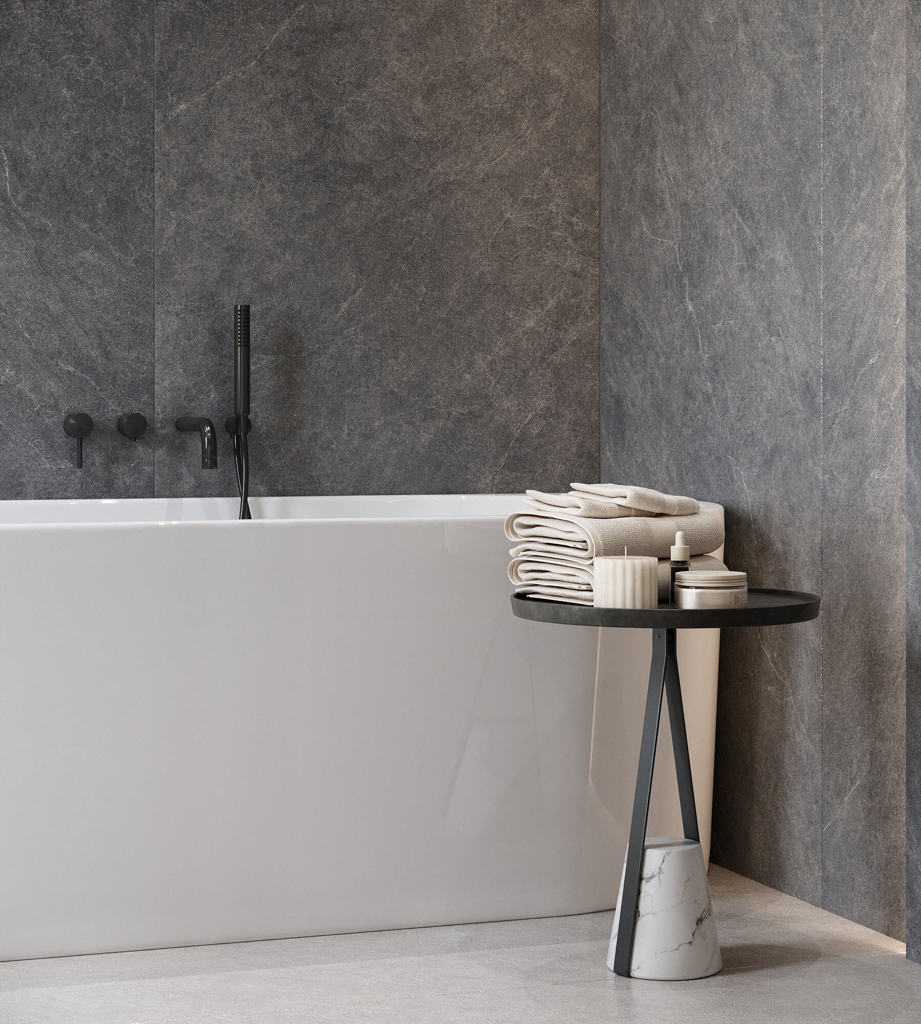 Керамогранит Arcadia Ceramica LISTELLO NERO 1600 × 800 мм матовая с микрогранулами (цена за 1 плит. 1,28м2)