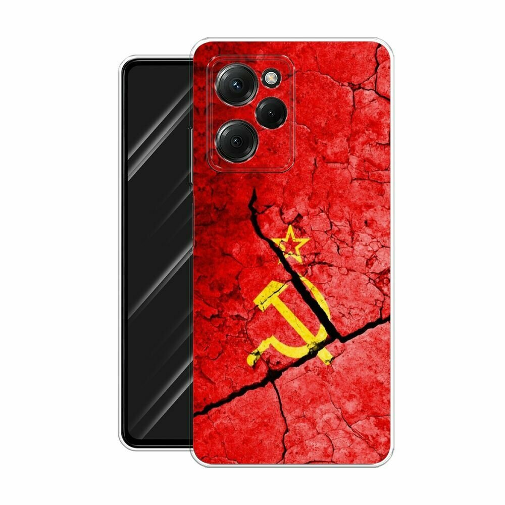 Чехол на Xiaomi Poco X5 Pro 5G / Сяоми Поко X5 Про 5G с принтом "СССР" — фото 1