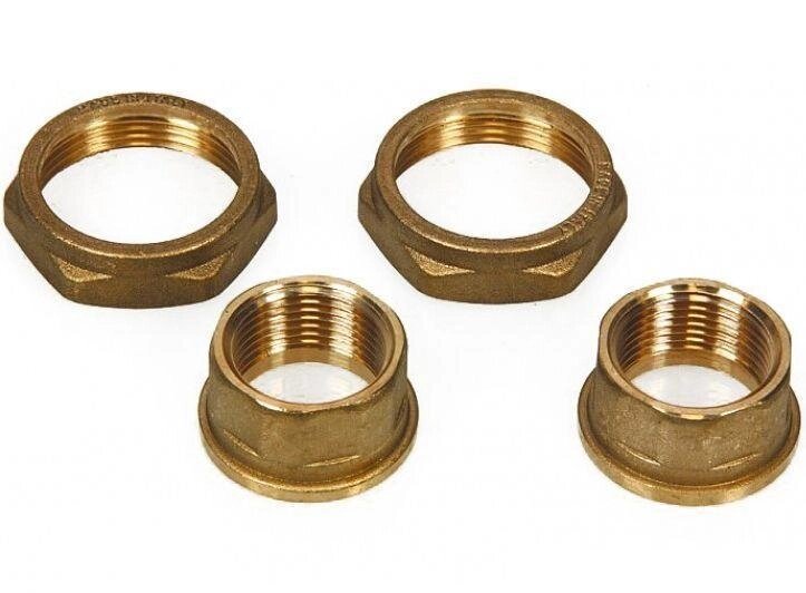1" F BRASS UNION KIT Гайки бронза