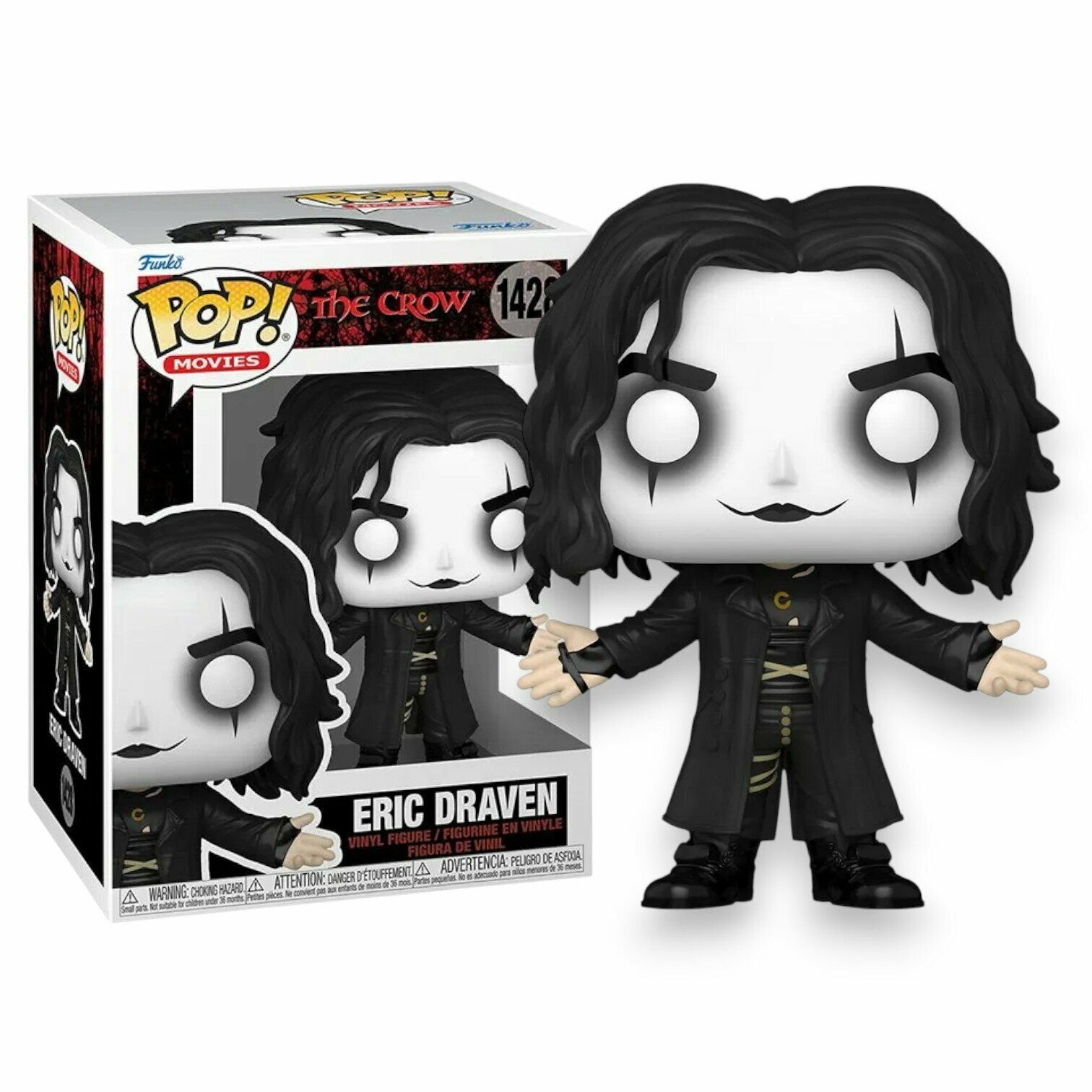 Фигурка Funko Pop! коллекционная Эрик Дрейвен в плаще из фильма "Ворон", оригинал (Фигурка Фанко Поп)