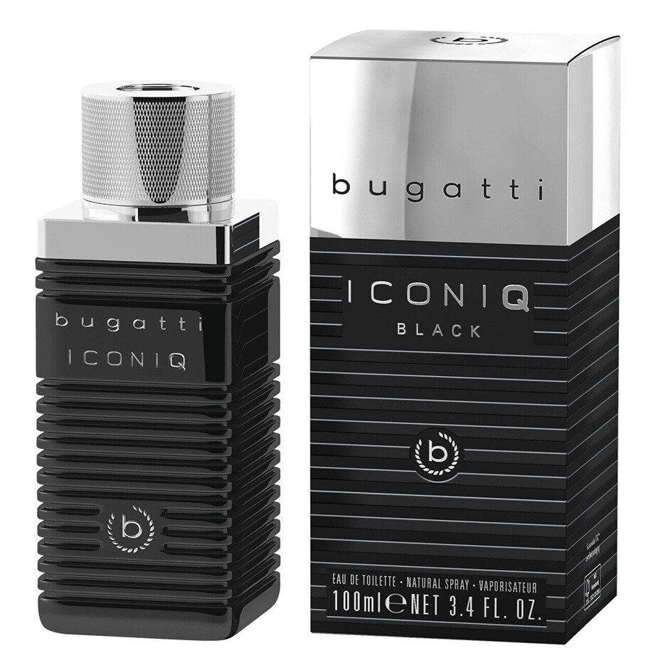 Туалетная вода для мужчин Бугатти Иконик Блэк 100 мл / Духи Bugatti Iconiq Black