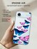 Чехол на Apple iPhone Air / Айфон Айр с принтом "Взлетающие бабочки", прозрачный