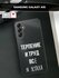 Чехол на Samsung Galaxy A15 / Самсунг А15 с принтом "Все я устала", прозрачный