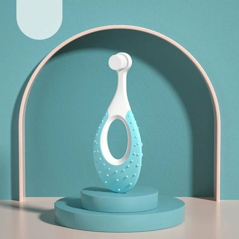 Зубная щетка детская, набор 1шт, для детей от 0 до 2лет, монопучковая, мягкая