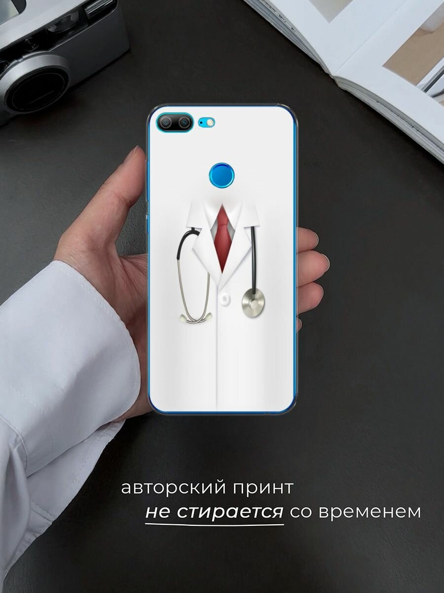 Чехол на Honor 9 Lite / Хонор 9 Лайт с принтом "Халат врача" — фото 1